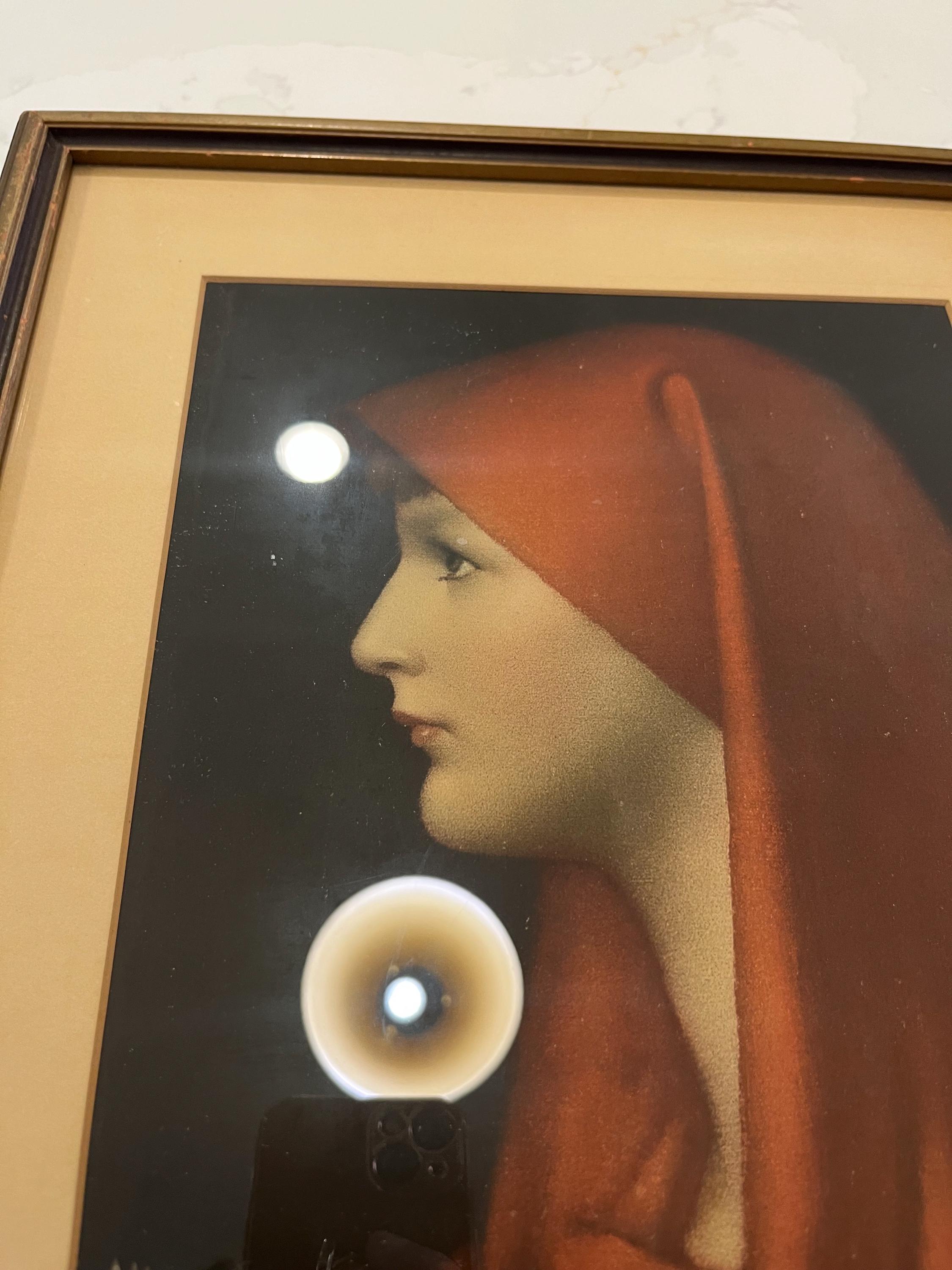 Vintage Henner Saint Fabiola Framed Lithograph Art Print - Etsy