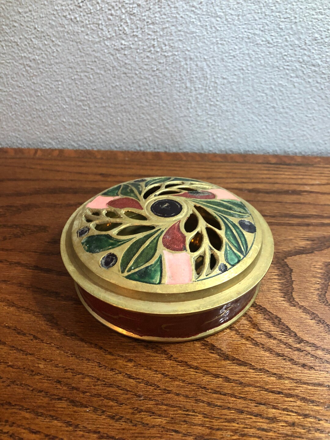 Vintage Brass Trinket Dish With Lid, Trinket Dish Mid Century Modern ...