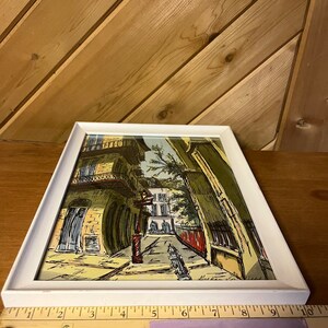 Vintage Gypsy Lou Webb New Orleans Framed Picture Wall Hanging Mid ...