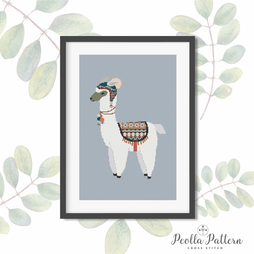 Alpaca 3. Cross Stitch Pattern PDF. Baby Cross Stitch Pdf Pattern ...