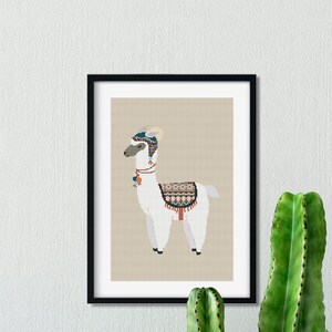 Alpaca 3. Cross Stitch Pattern PDF. Baby Cross Stitch Pdf Pattern ...