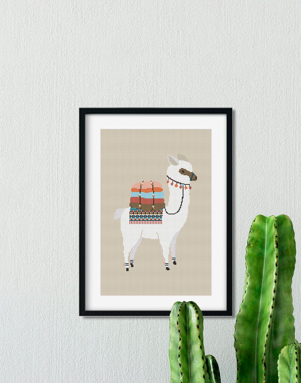 Alpaca 2. Cross Stitch Pattern PDF. Baby Cross Stitch Pdf Pattern ...