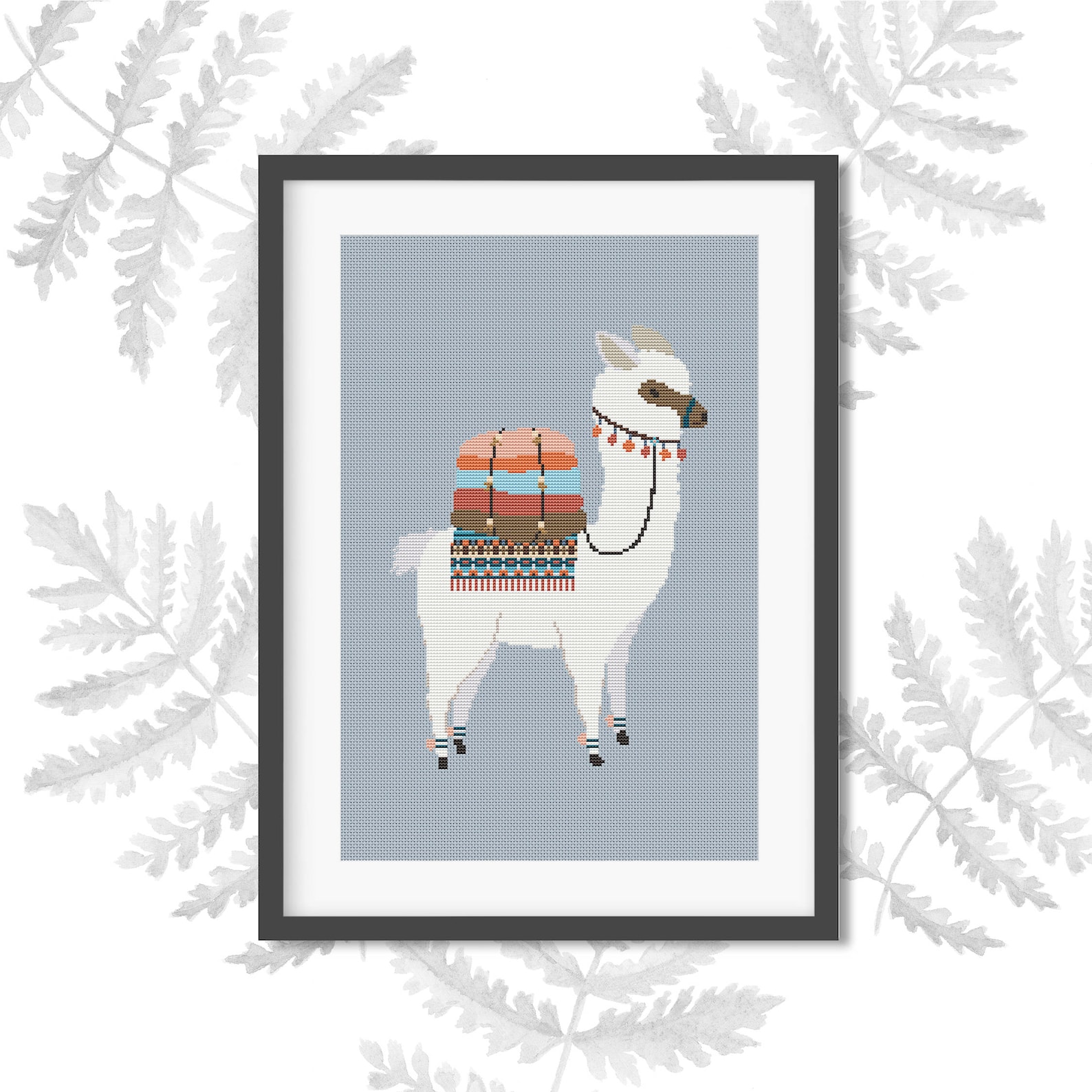 Alpaca 2. Cross Stitch Pattern PDF. Baby Cross Stitch Pdf Pattern ...