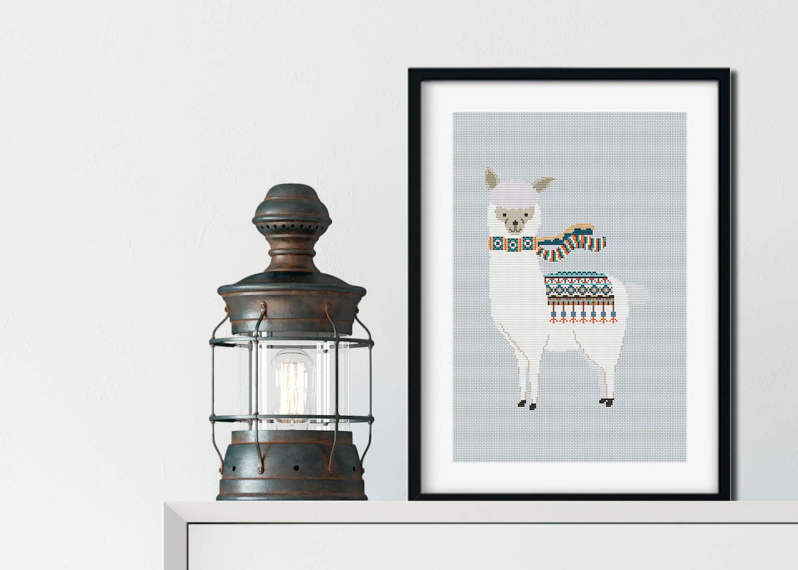 Alpaca 1. Cross Stitch Pattern PDF. Baby Cross Stitch Pdf Pattern ...