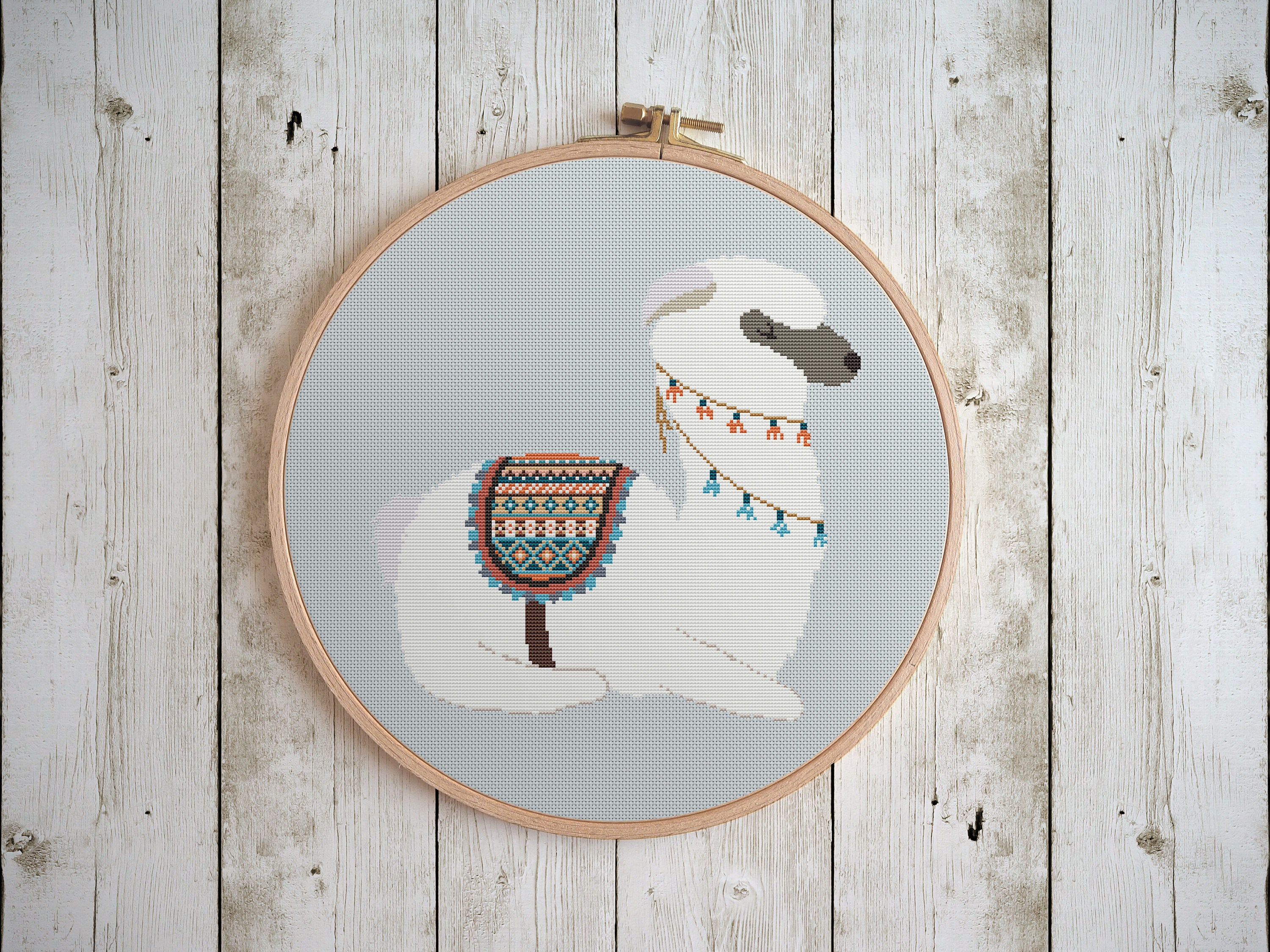 Alpaca 4. Cross Stitch Pattern PDF. Baby Cross Stitch Pdf Pattern ...