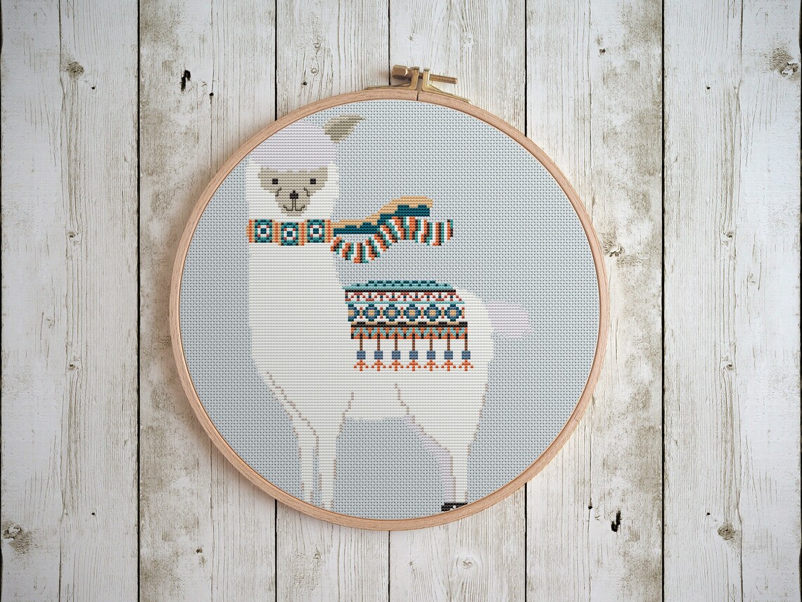 Alpaca 1. Cross Stitch Pattern PDF. Baby Cross Stitch Pdf Pattern ...
