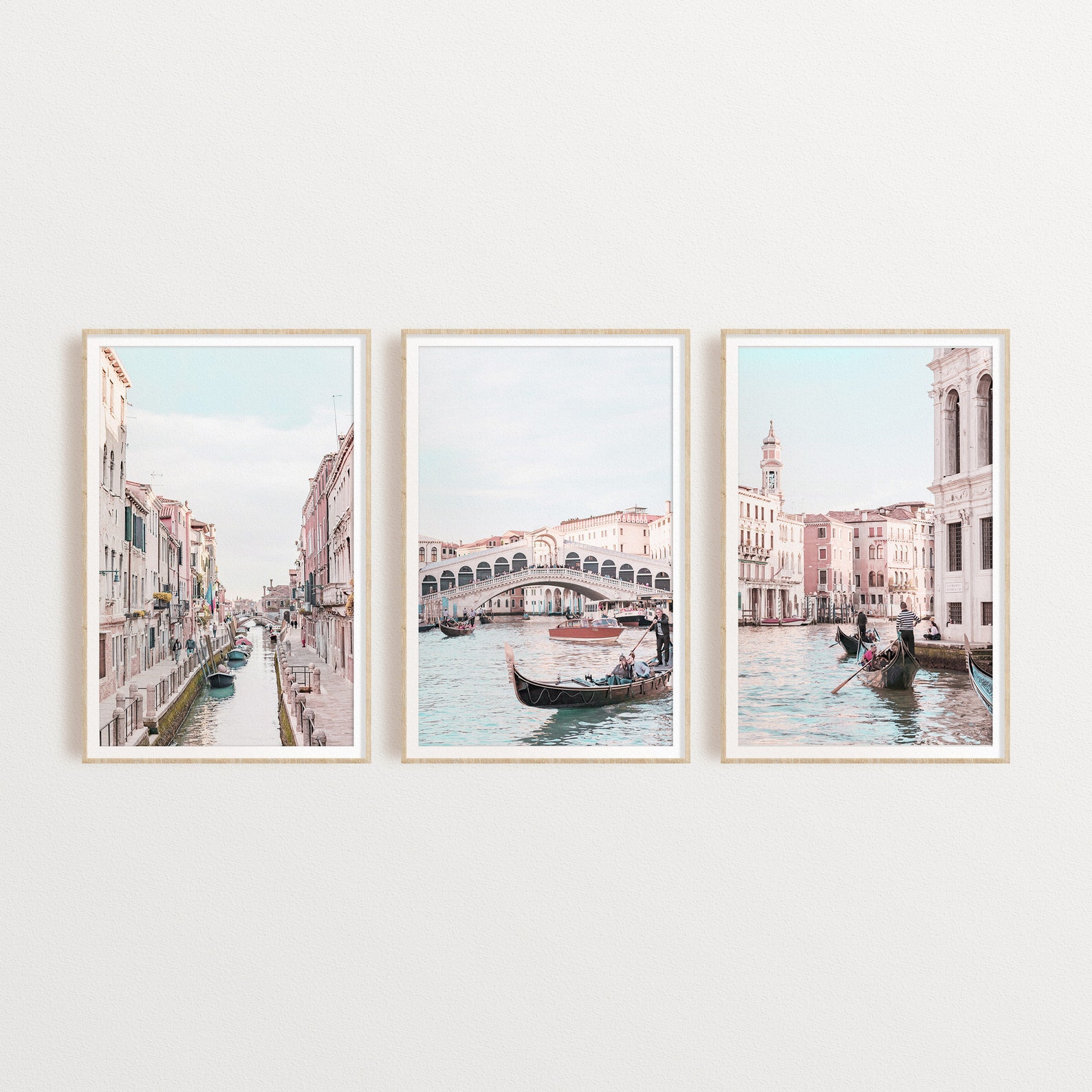 Italy Prints Set Set of 3 Venice Wall Art Venice - Etsy