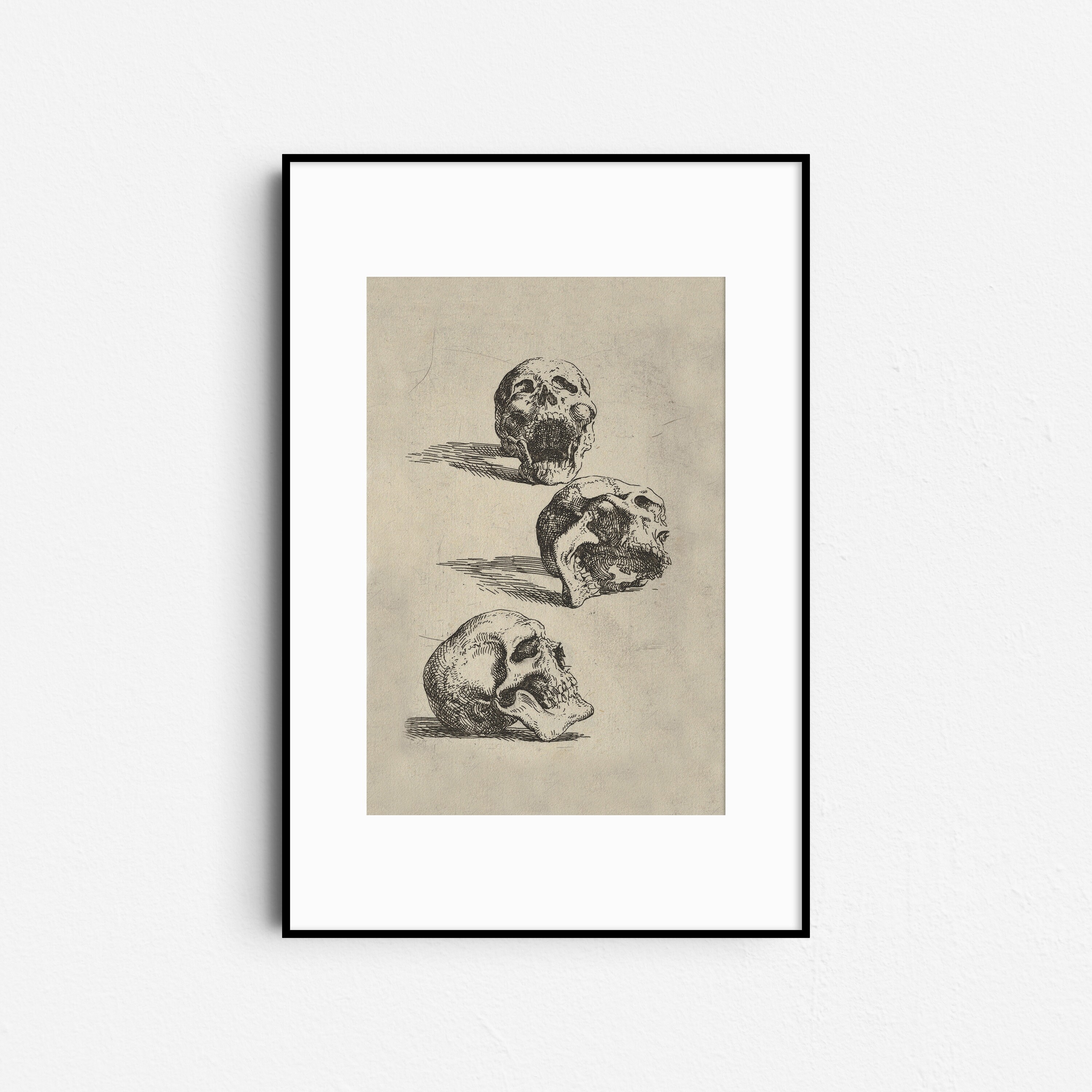 Dark Academia Wall Decor Vintage Halloween Prints Set - Etsy