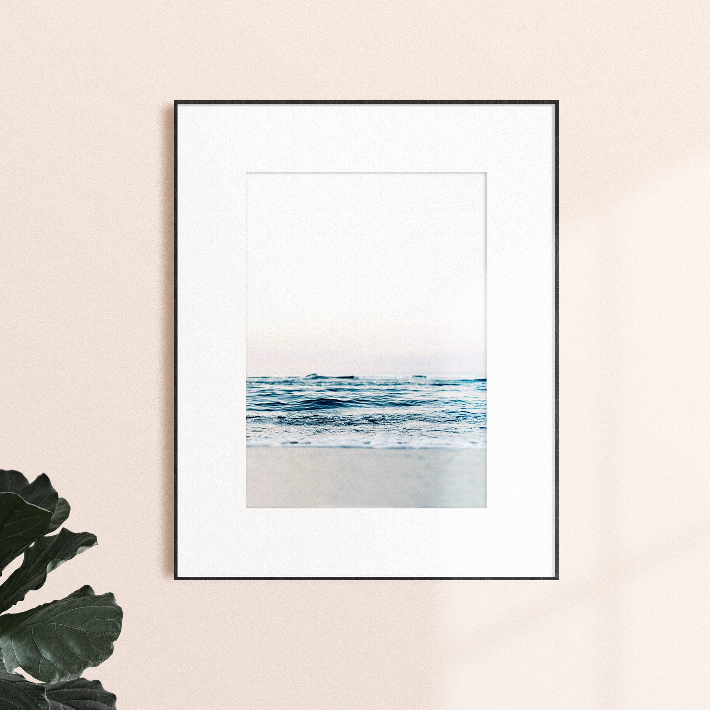Minimalist Ocean Waves Print Ocean Photography Beach Wall | Etsy