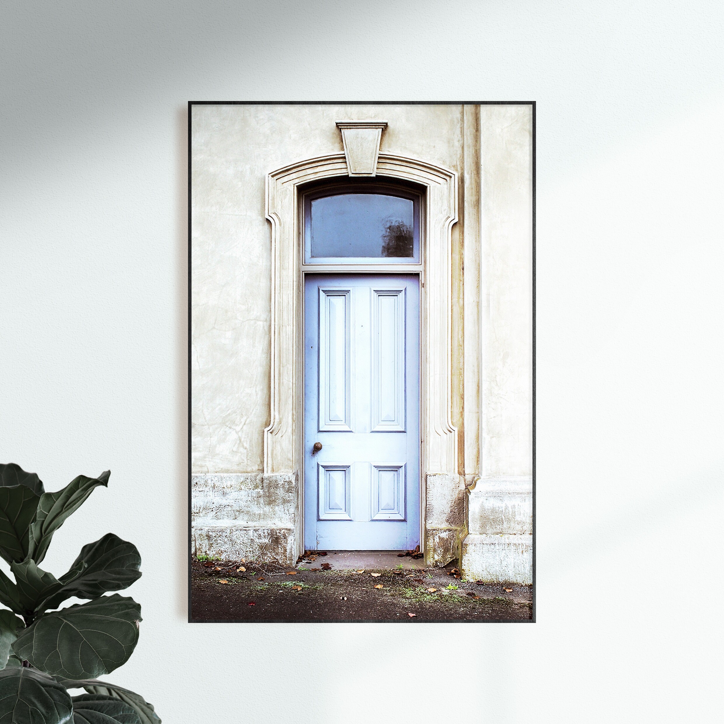 Doors Set of 3 Prints Blue Doors Wall Art Set Urban - Etsy