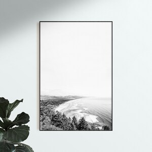 Set of 3 Nature Prints, Black and White Nature Wall Art Set, Landscape ...
