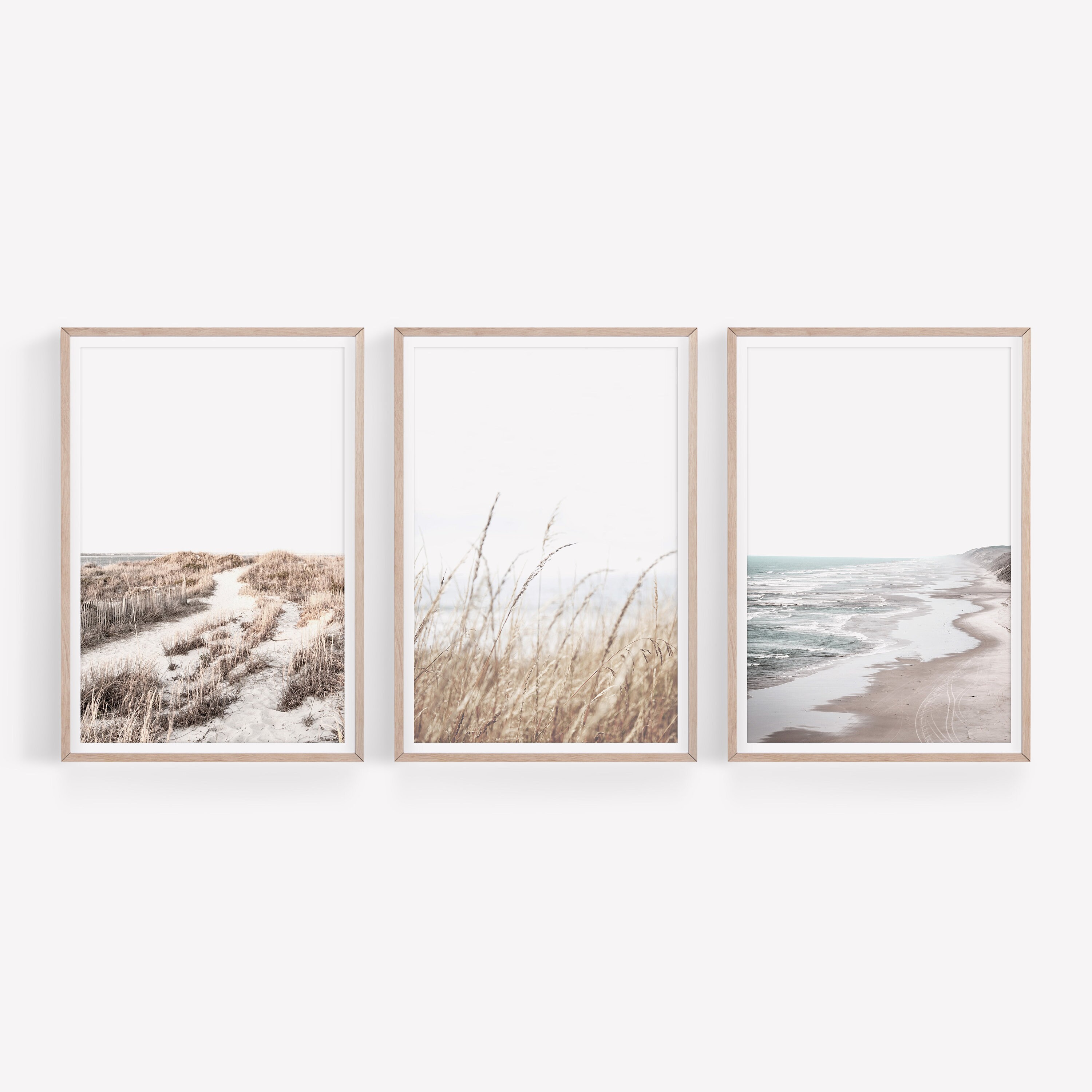 Path to Ocean Poster Beach Wall Decor Set of 2 Posters Set of 2 Wall ...