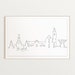 Bangkok Skyline Print, One Line Drawing Art, DIGITAL DOWNLOAD ...