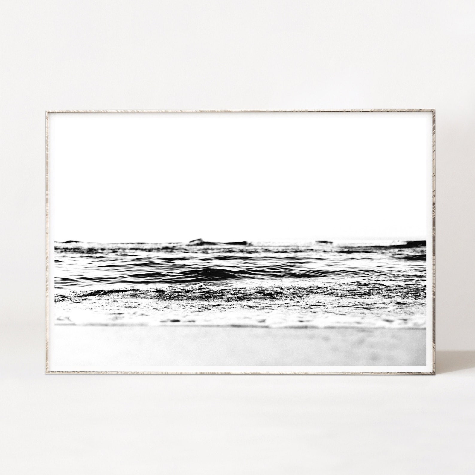 Ocean Waves Minimalist Printable Close View Waves | Etsy