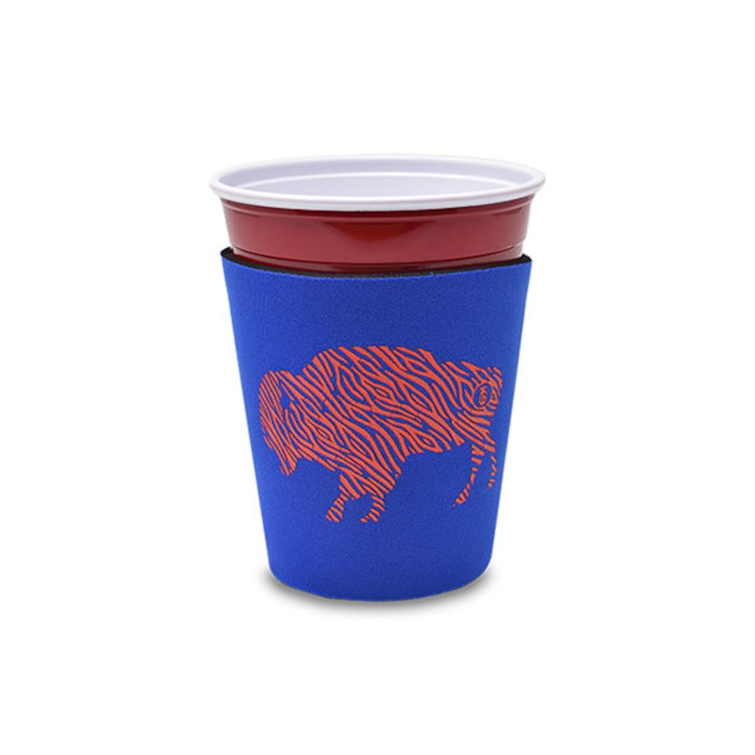Solo & Pint Glass Cup Holder: Red Stripe Buffalo - Etsy