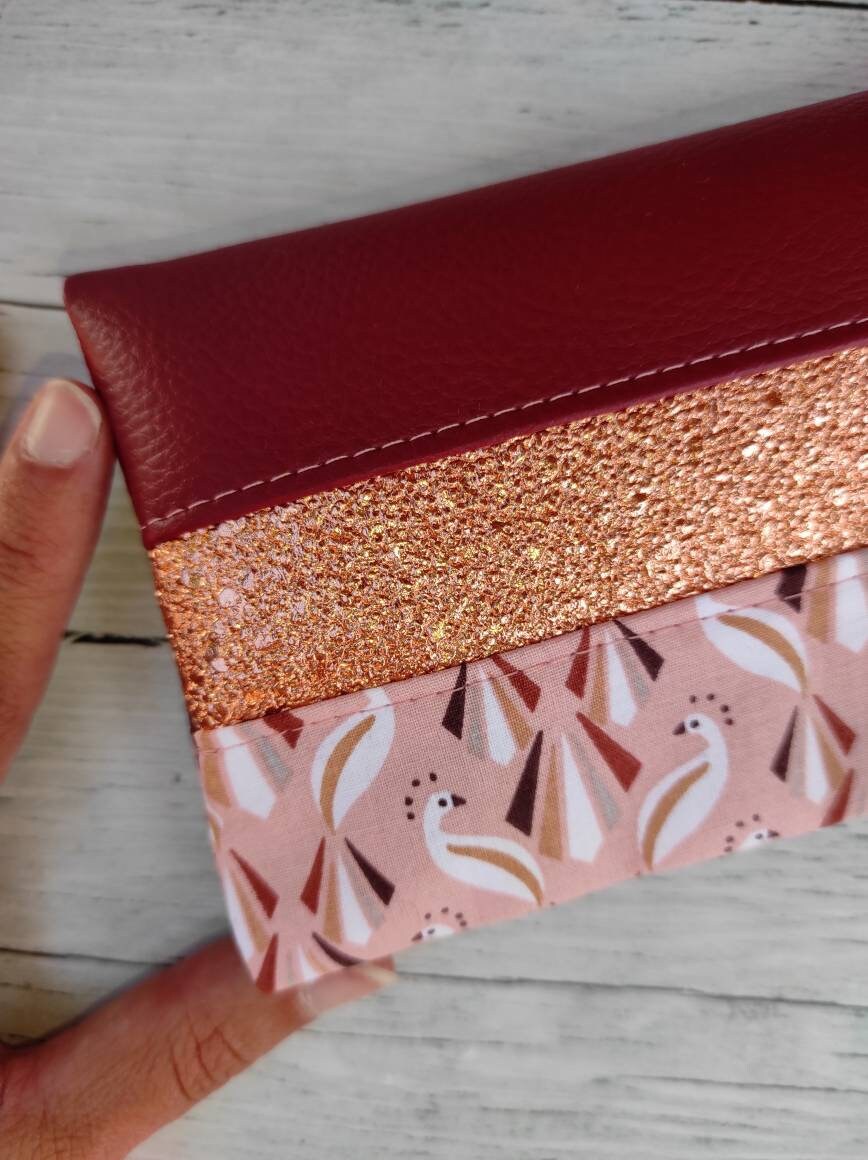 Porta cheques protector chequier caja de cheques cubierta | Etsy