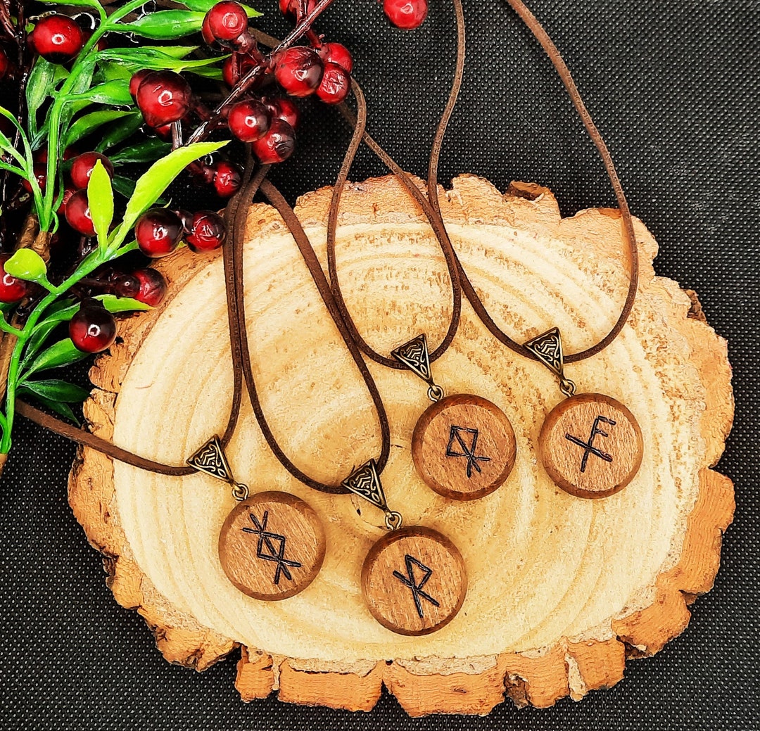 Viking Bind Rune Protection Amulet , Pagan Norse Pendant, Safe Travels ...