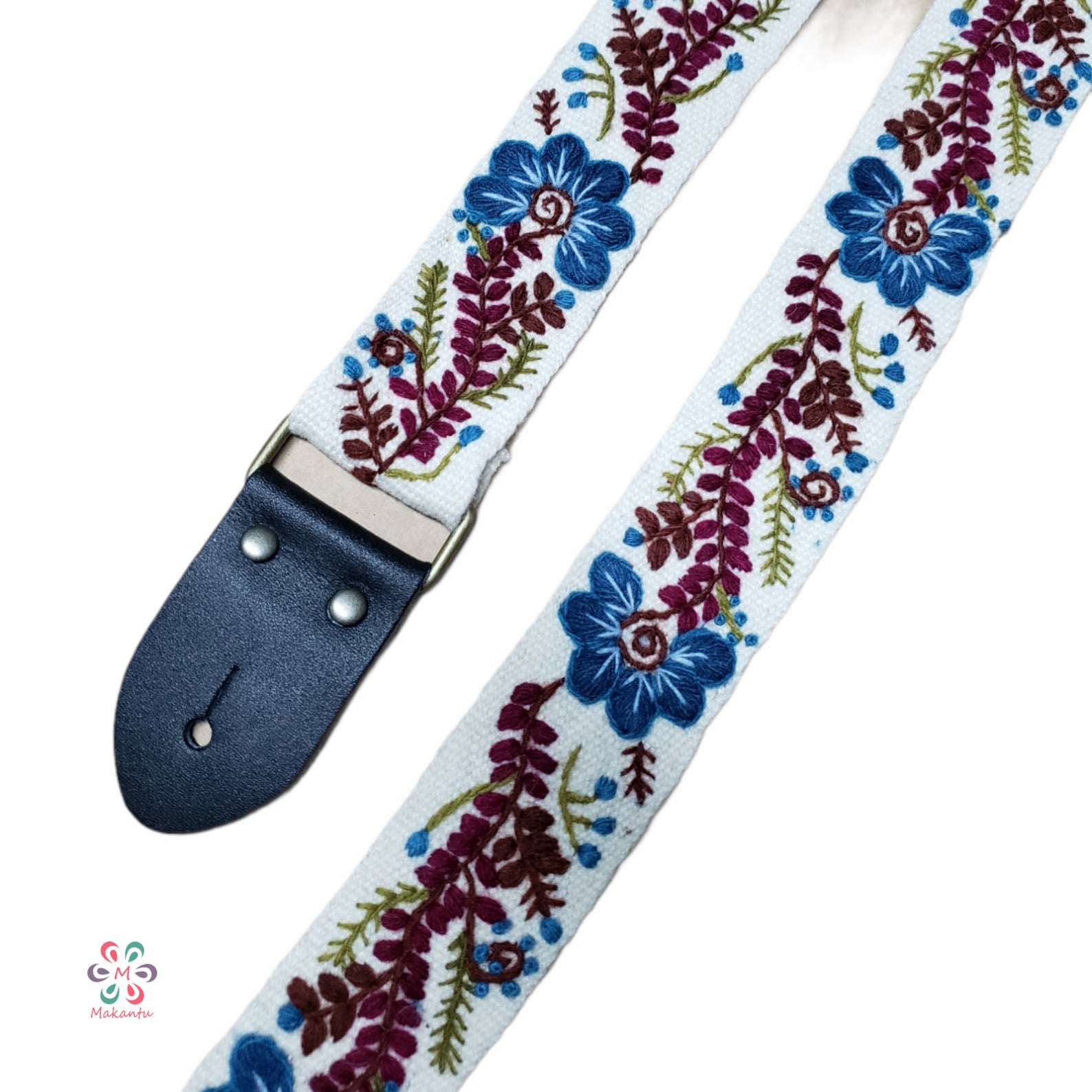 Adjustable Embroidered Guitar Strap Handmade Guitar Strap - Etsy