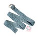 Light Blue Belt With Blue Flowers, Peruvian Handmade Monochromatic ...