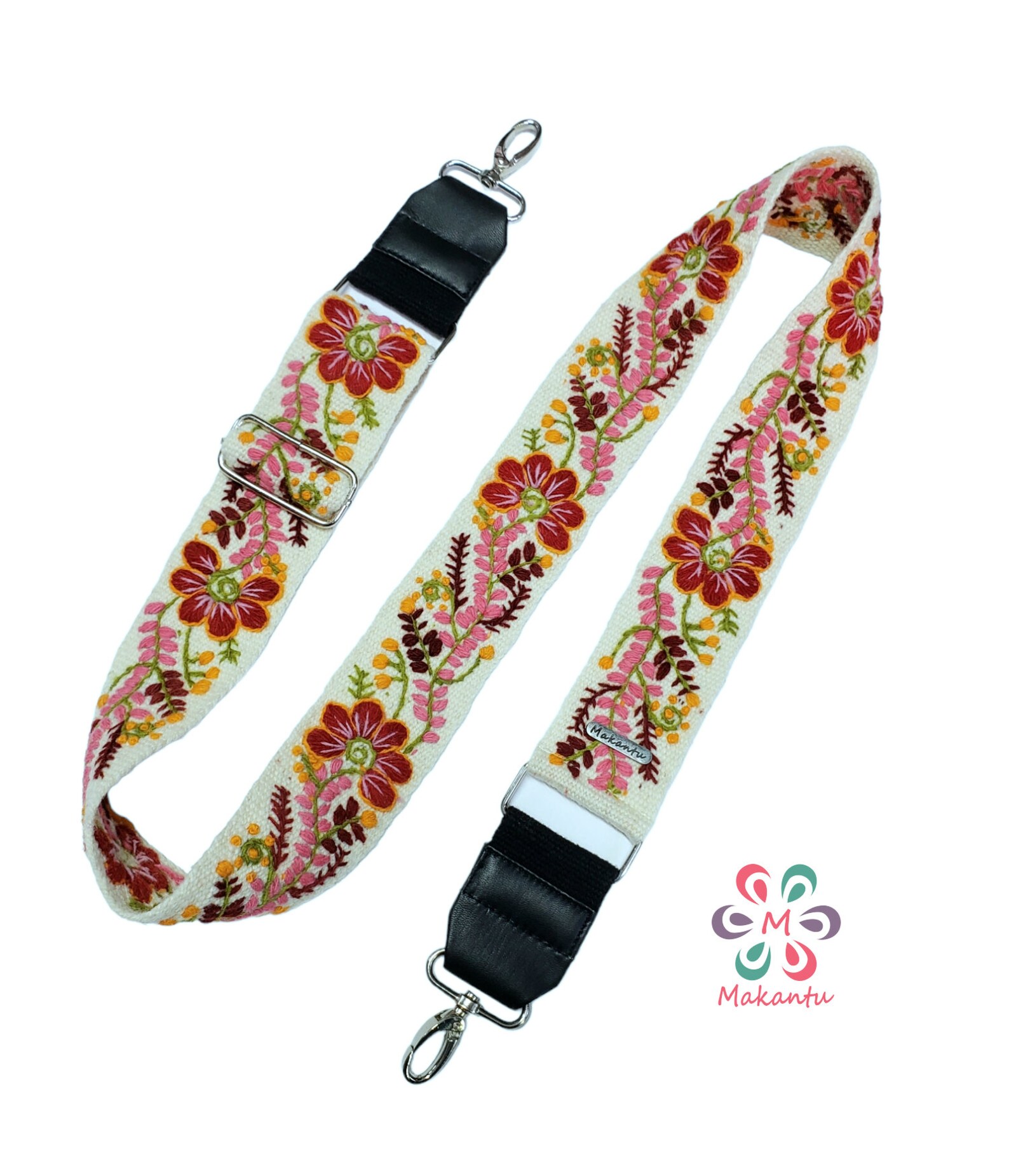 Embroidered Bag Strap, Camera Strap, Adjustable Bag, Shoulder Bag ...