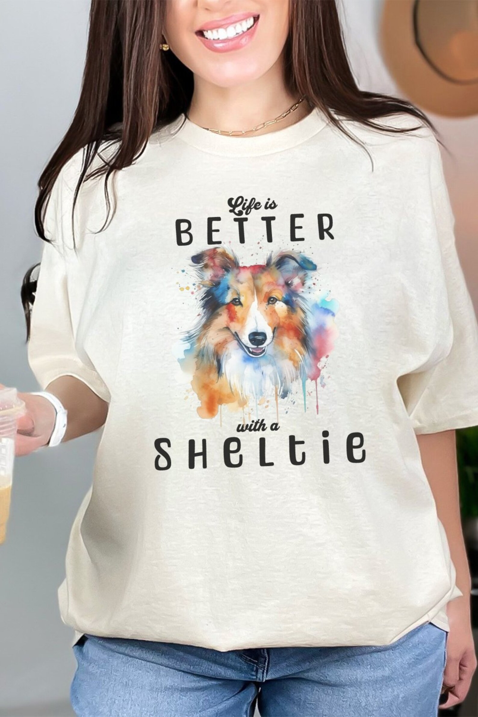 Life is Better With a Sheltie Sheltie Shirt Shetland Sheepdog Shirt Dog ...