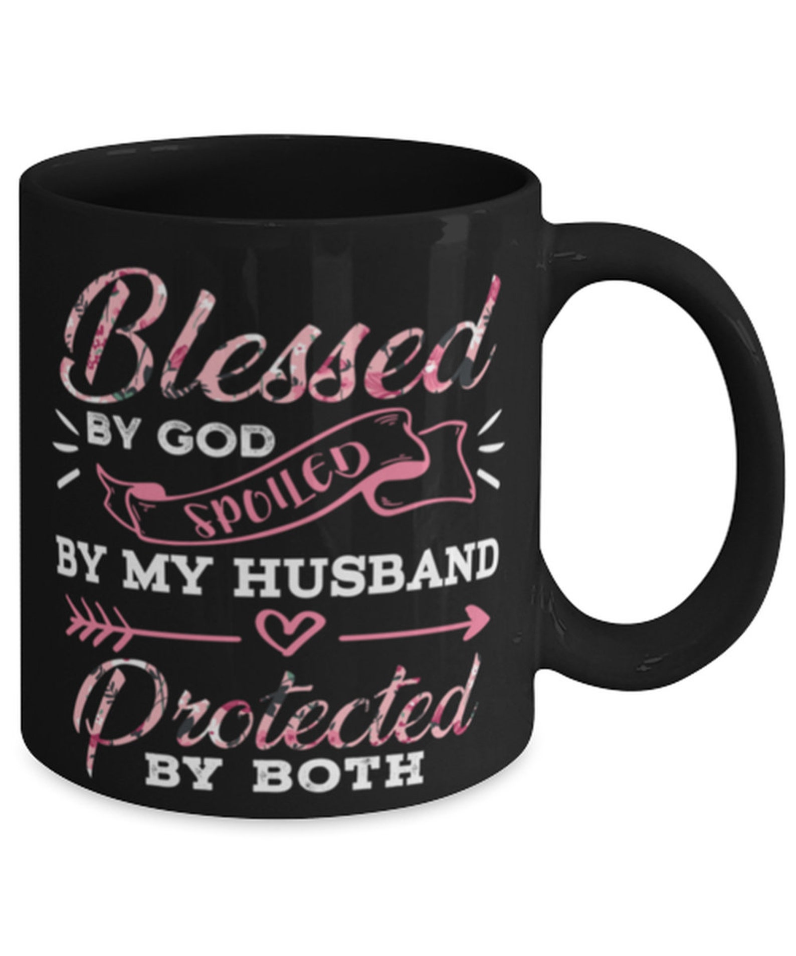 Blessed By God Spoiled By Husband Coffee Black Mug Gift For Etsy blessed-by-god-spoiled-by-husband-coffee-black-mug-gift-for-etsy
