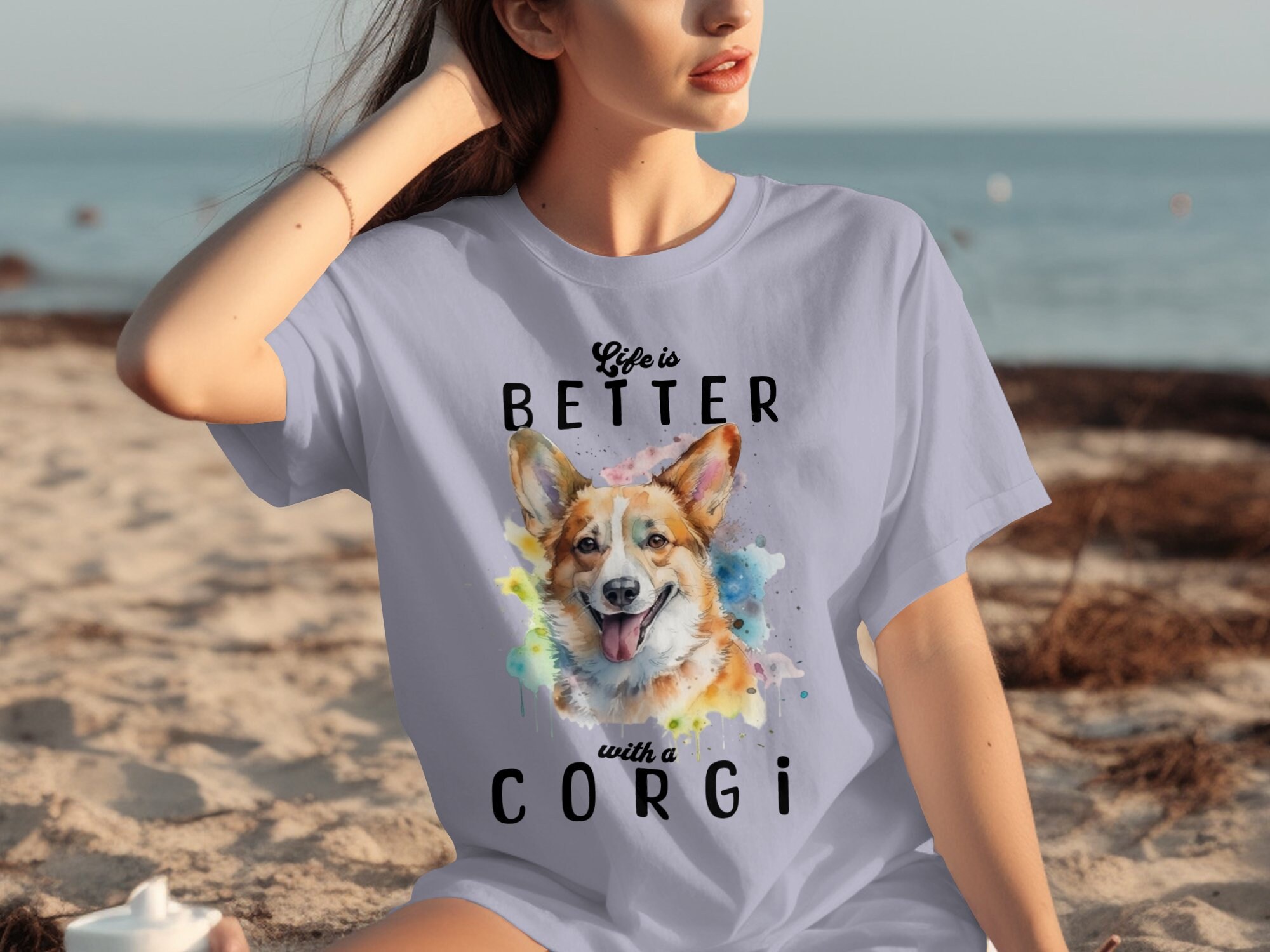Life is Better With a Corgi T-shirt Corgi Gift Corgi Shirt Corgi Mom ...