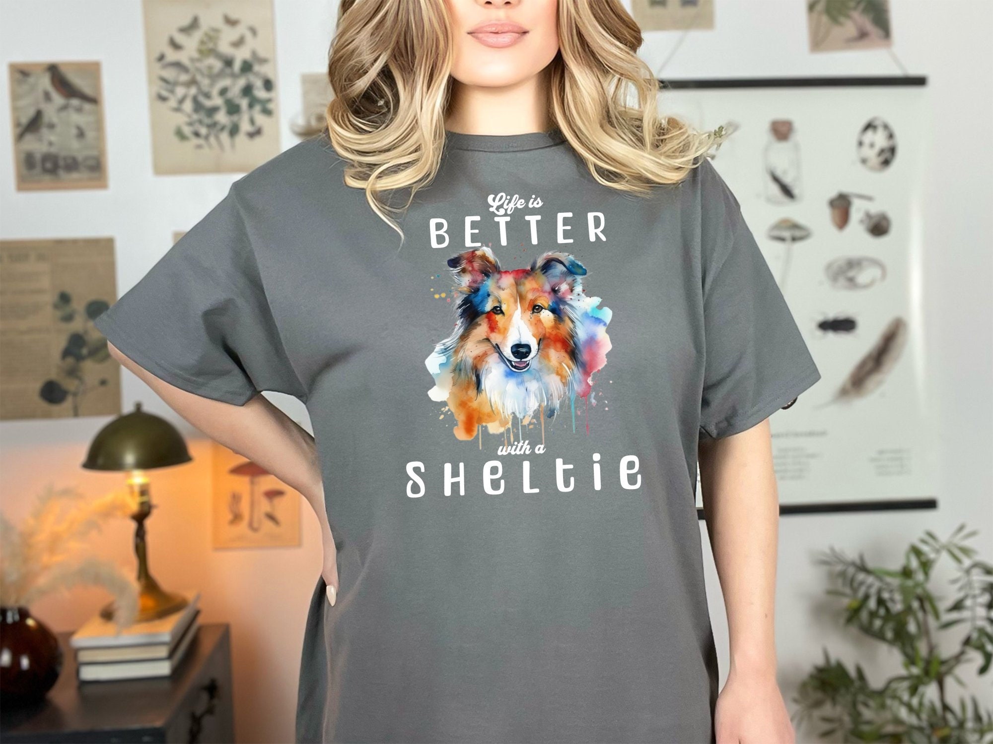 Life is Better With a Sheltie Sheltie Shirt Shetland Sheepdog Shirt Dog ...