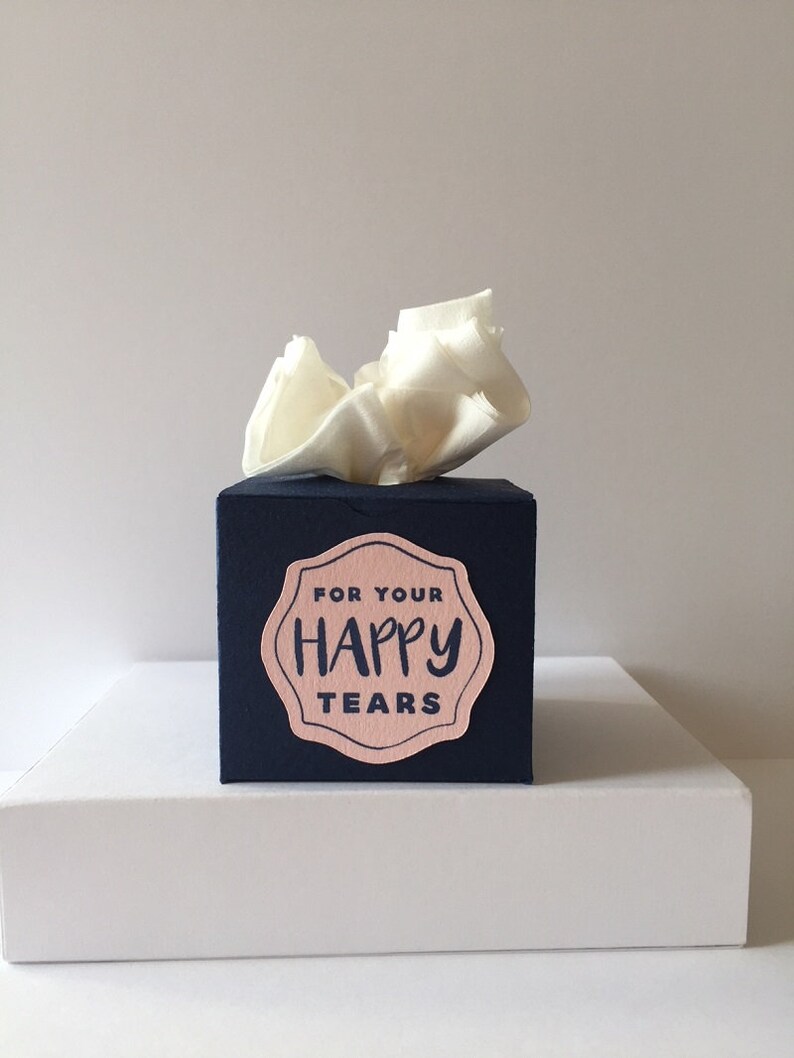 10 X Mini Tissue Boxes Wedding for Your Happy Tears Choose - Etsy