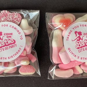 Barbie Sweet Treats, Party Favours, Gift Bags, Gift Boxes - Etsy