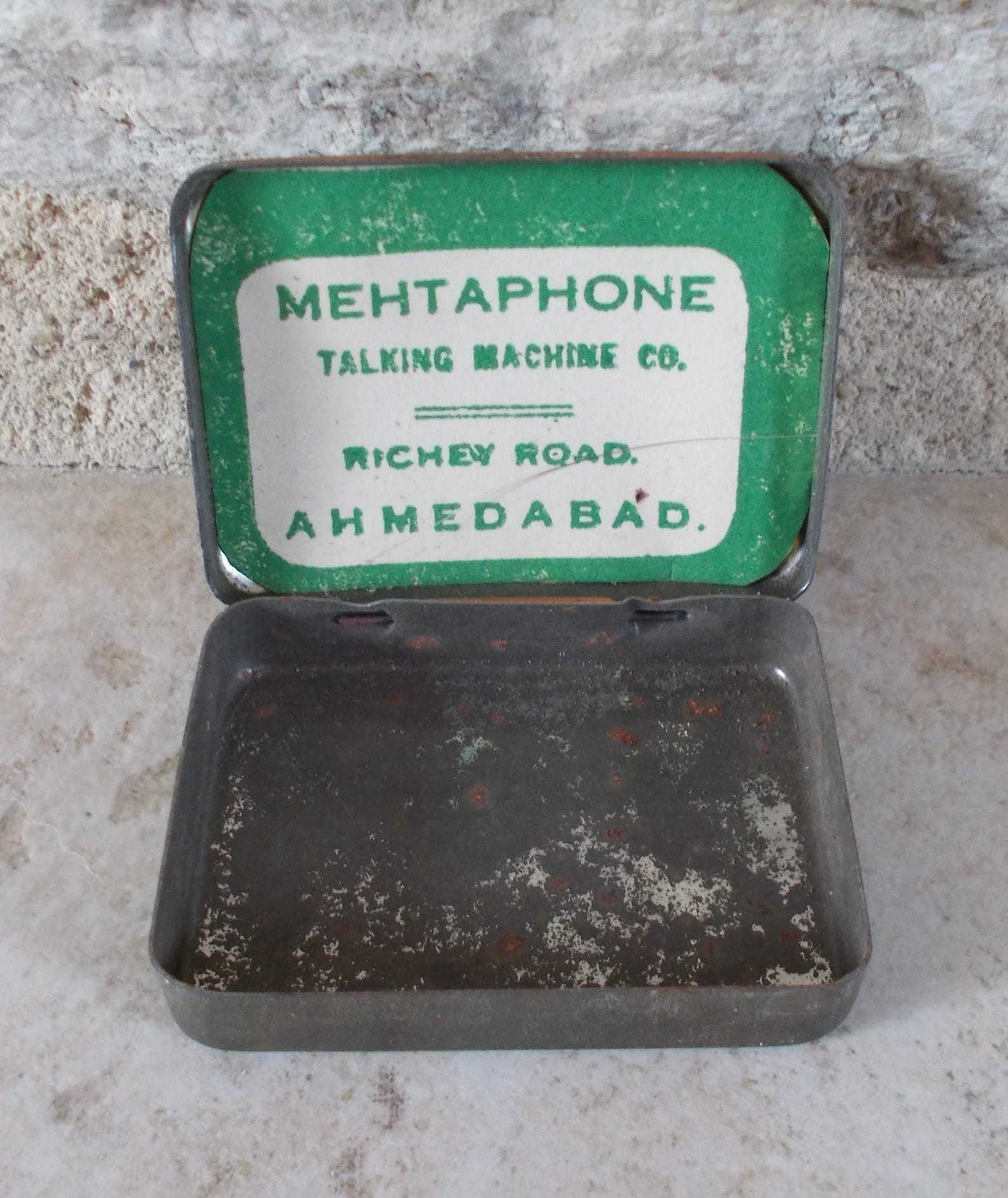 Antique Gramophone Needle Tin Box PERFECTONE UK United Kingdom Antique ...