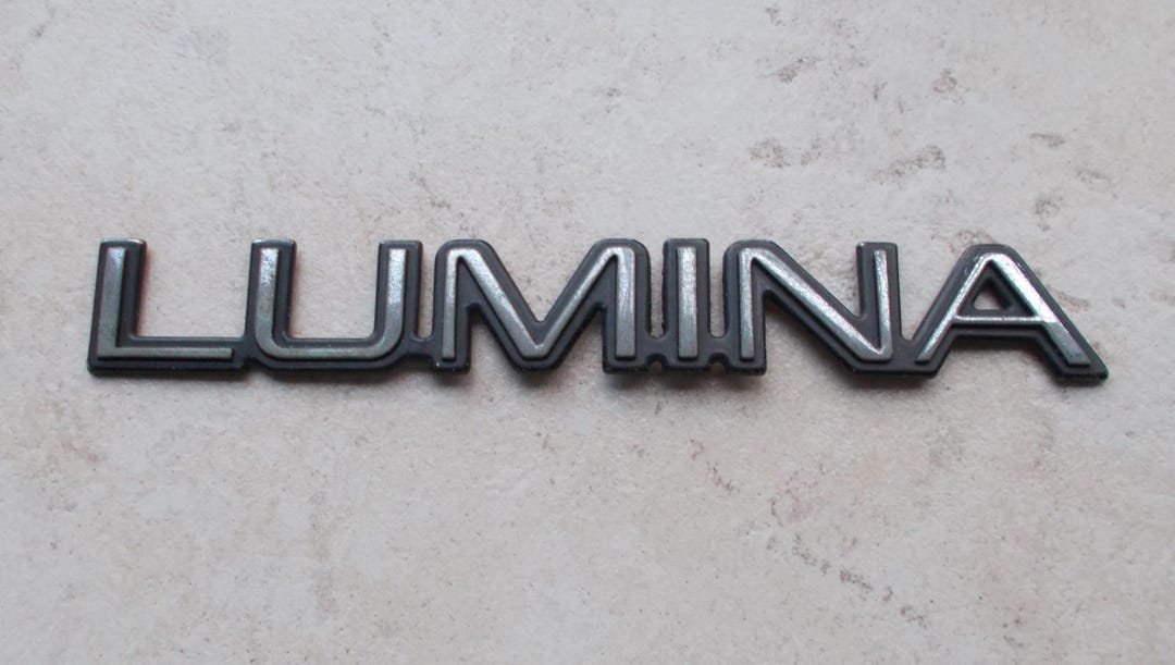 Vintage CHEVROLET LUMINA Monogram Emblem Badge Sign Car Old Automobile ...