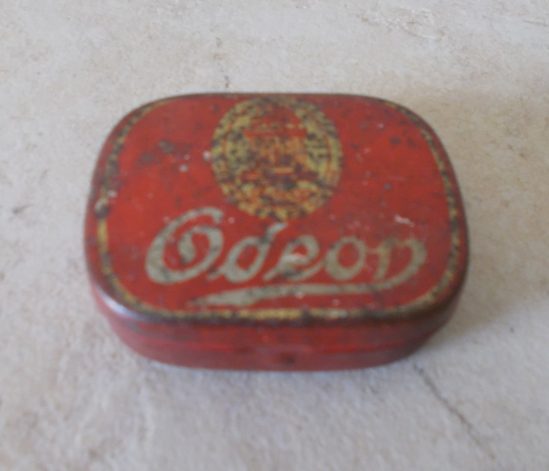Antique Gramophone Needle Tin Box ODEON France Vintage Old Red #3 - Etsy