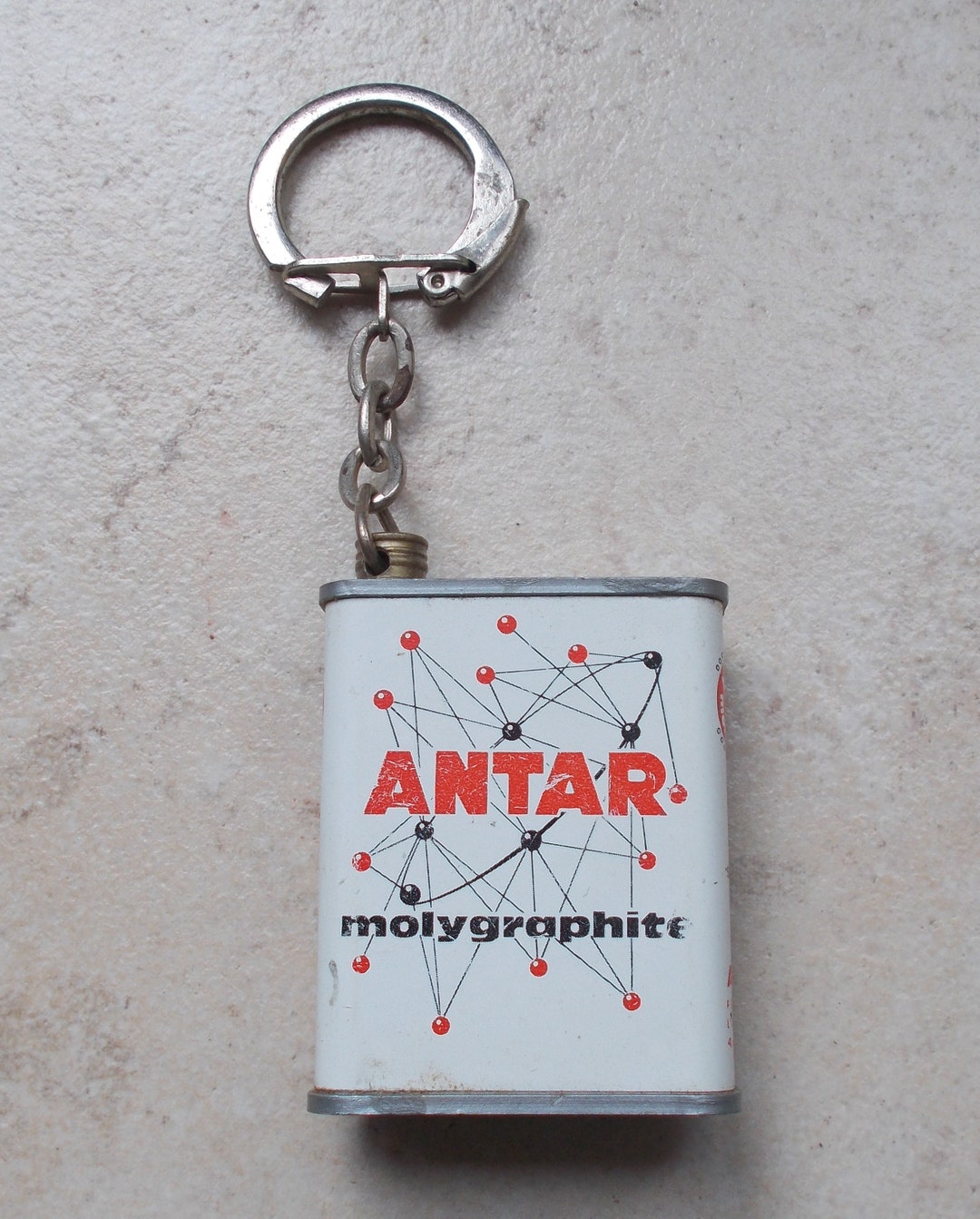 Vintage ANTAR Motor Oil Keychain Key Ring France French - Etsy
