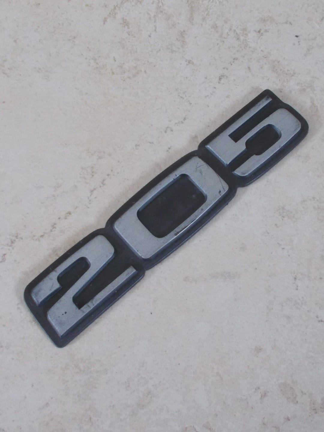 PEUGEOT 205 Monogram Emblem Badge Sign Car Old Automobile France ...