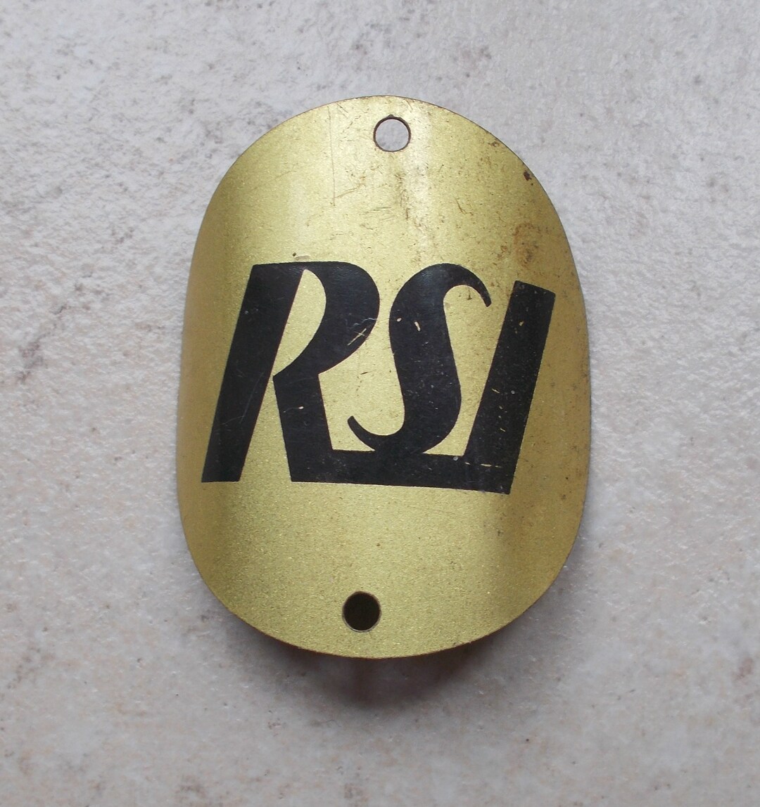Vintage Head Badge Bicycle RSI France Tube Antique Bike French - Etsy