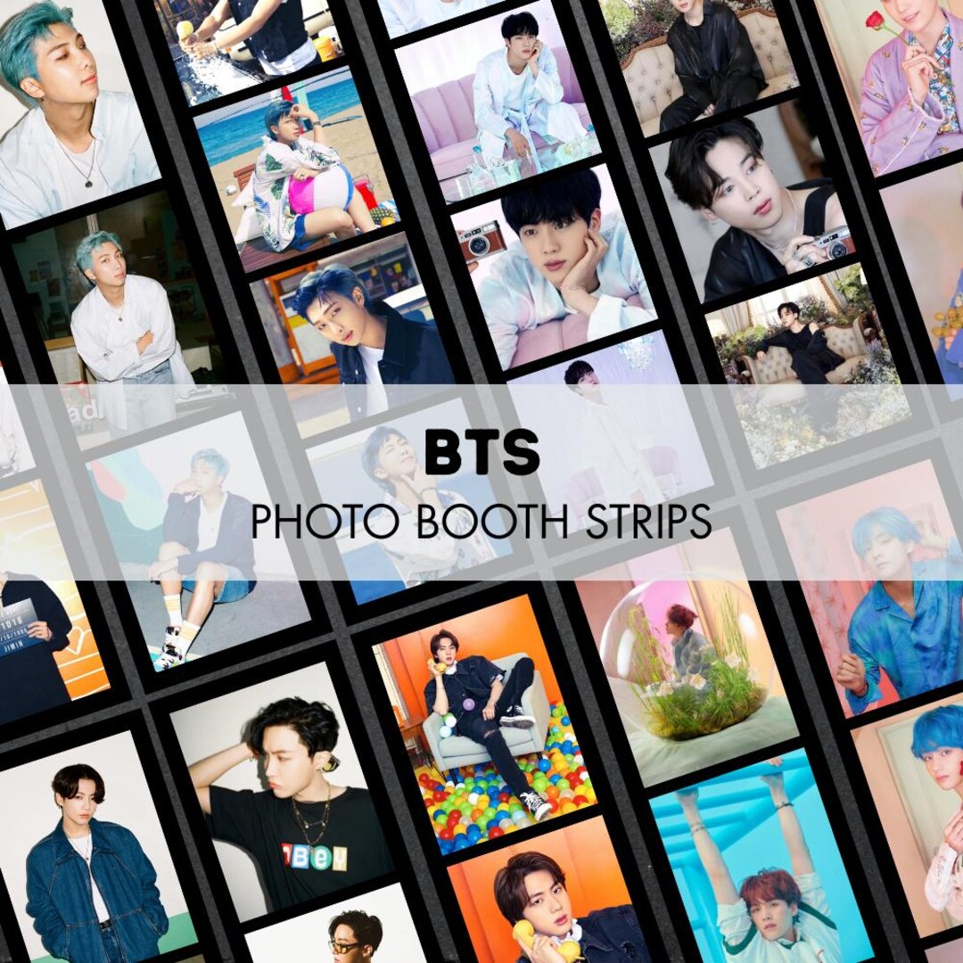 BTS Photo Booth Strips | BTS K-pop Collectible - Etsy
