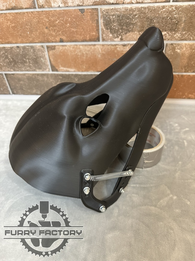 Fox Realistic Head Base 3D Print Fursuit Headbase Canine Fox Realistic ...