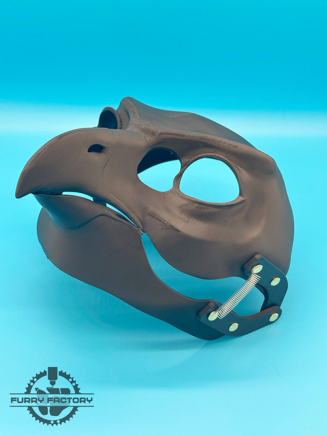 Owl Fursuit Head Base: Realistic 3D Printed Moving Jaw Avian Bird Blank ...
