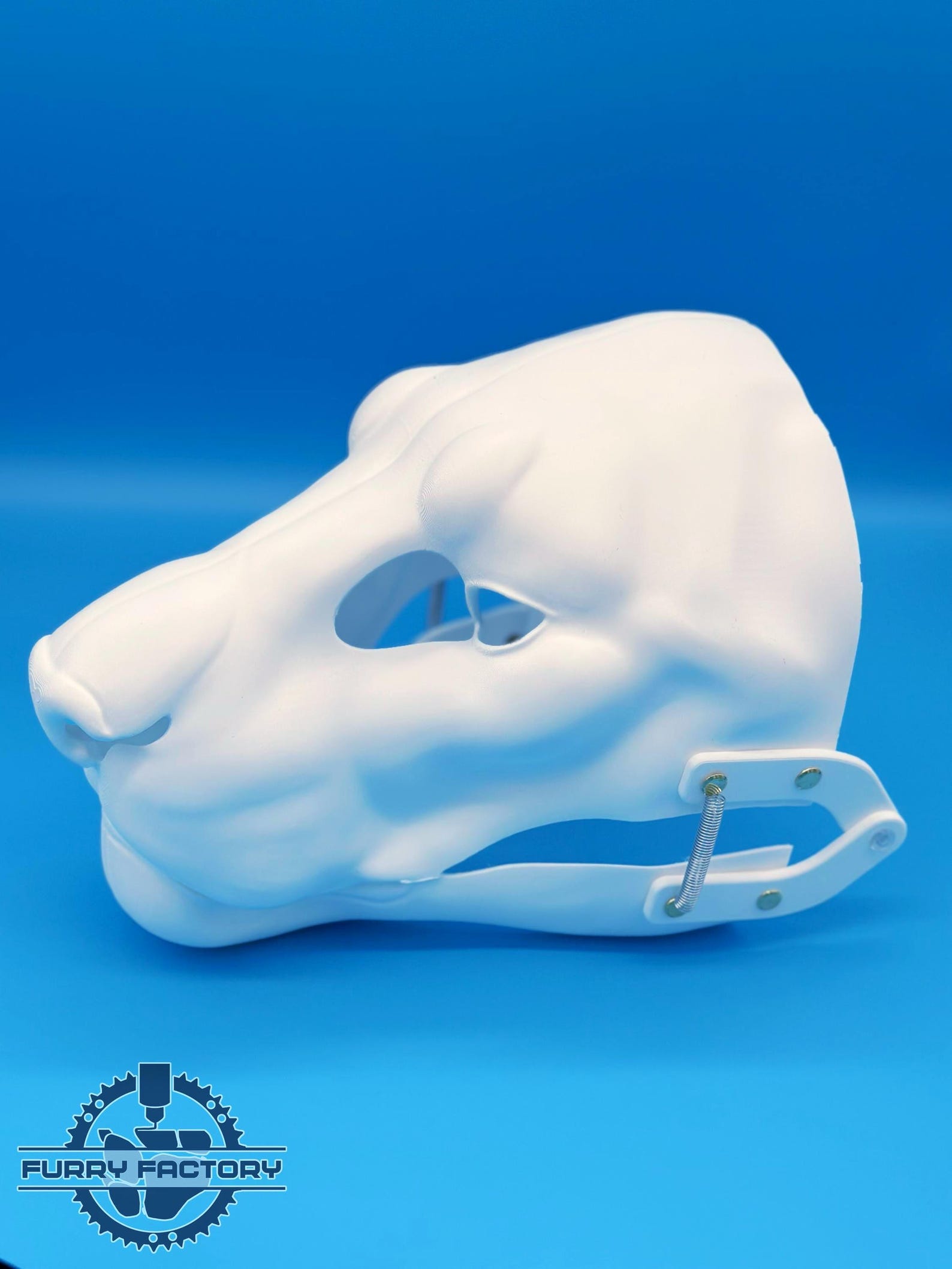 Sabertooth Fursuit Head Base: Realistic 3D Printed Moving Jaw Pre-cut Smilodon Blank - Etsy