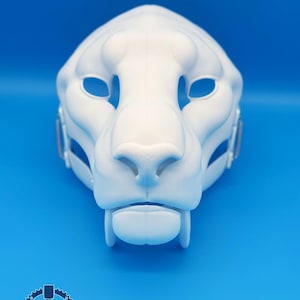 Smilodon Fursuit Head Base Sabertooth Cat Realistic 3D Printed Moving ...