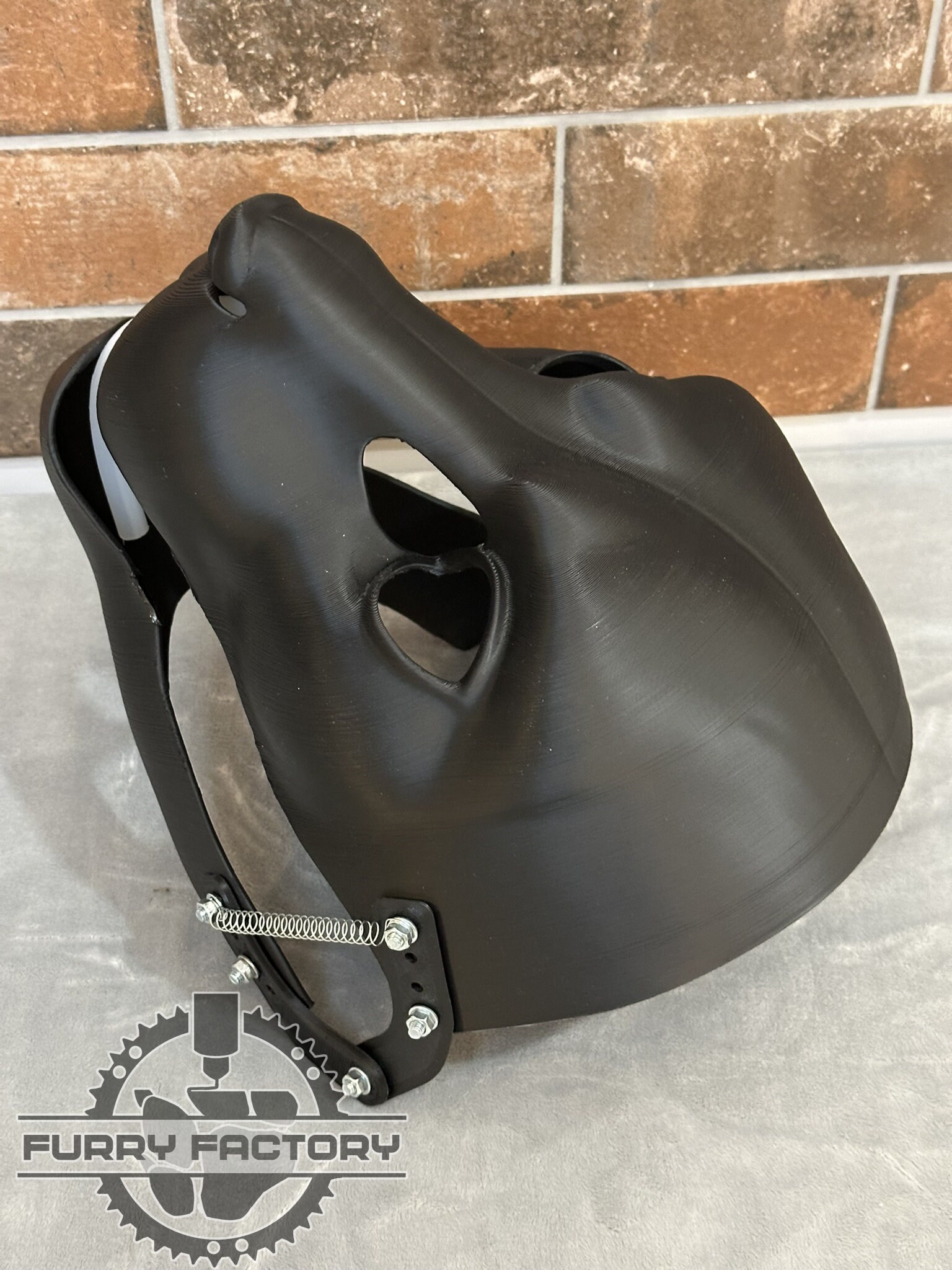 Domestic Cat Fursuit Head Base With Moving Jaw, Hinges / 3D Printed ...