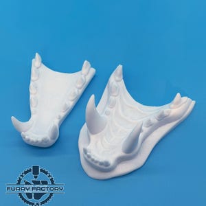 Fox Fursuit Jaw Set: 3D Printed Realistic Teeth for Fox Head Base - Etsy