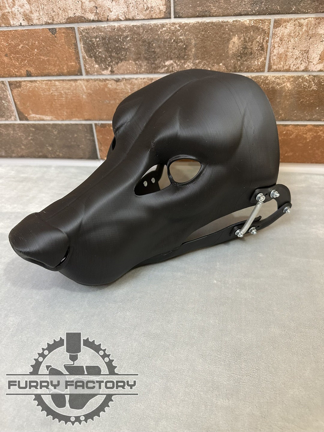 Wolf Fursuit Head Base 3D Printed Fursuit Base With Moving Jaw, Hinged ...