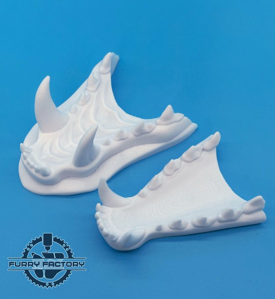 Fox Fursuit Jaw Set: 3D Printed Realistic Teeth for Fox Head Base - Etsy