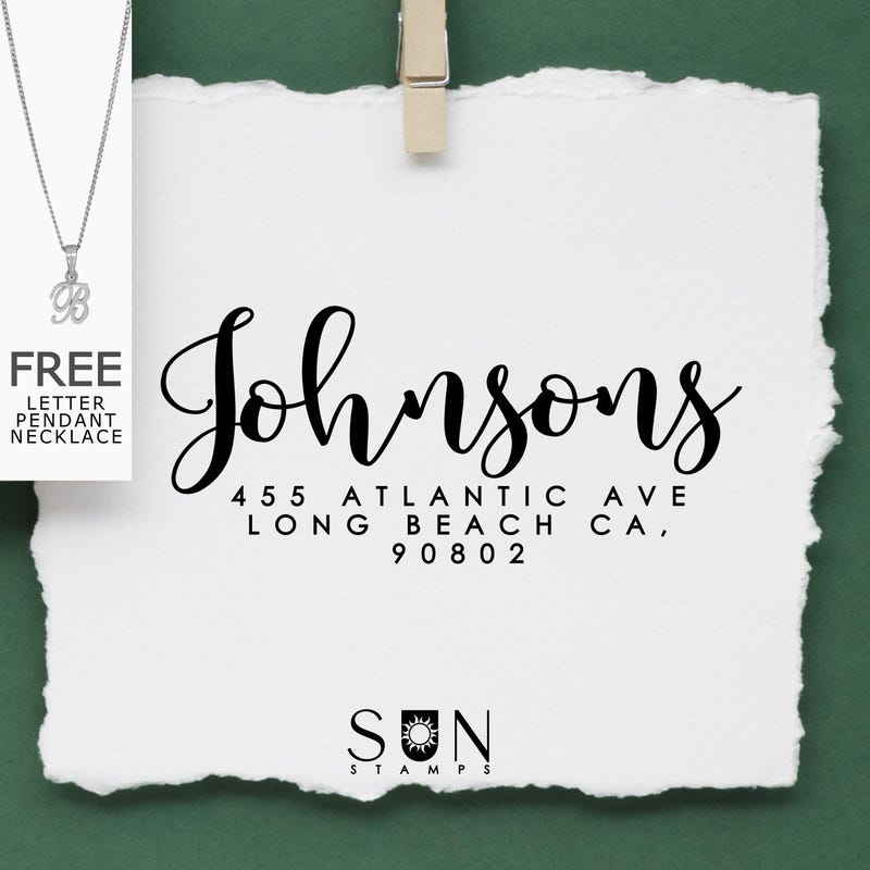 Etsy Address Stamps - Etsy