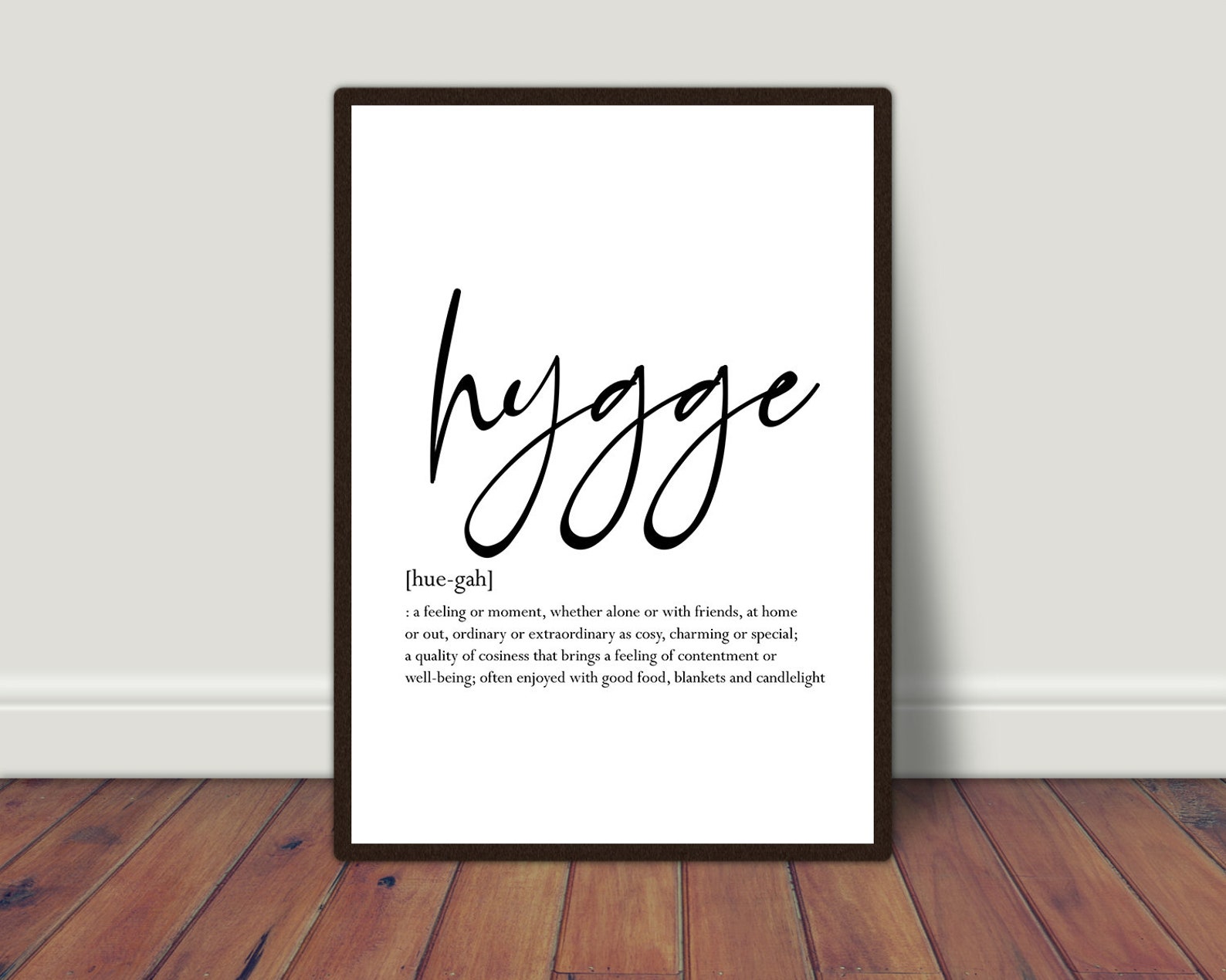 Hygge Print Hygge Definition Cosy Prints Home Decor - Etsy UK