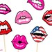 28 Lips Photo Booth Props Instant Download Free Photo Booth Sign - Etsy ...