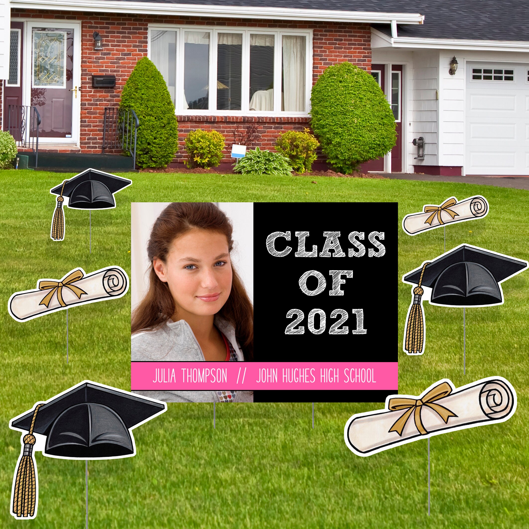 Graduation Yard Card Sign Choose Your Color 2022 Graduation | Etsy