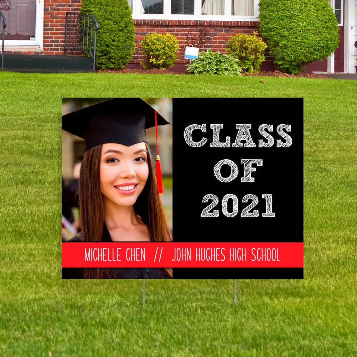 Graduation Yard Card Sign Choose Your Color 2022 Graduation | Etsy